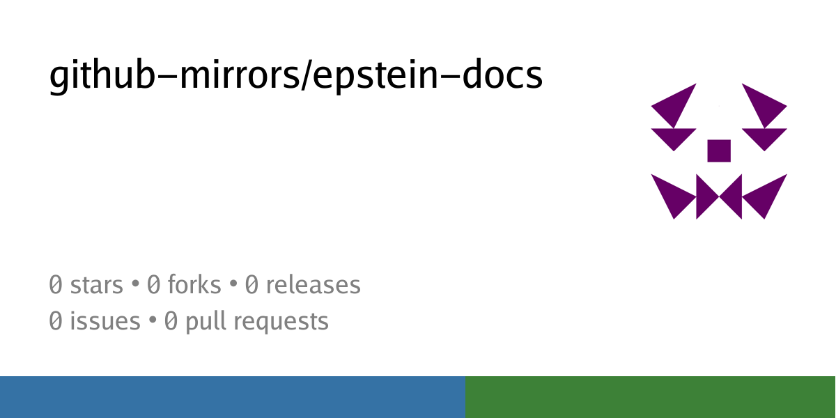 github-mirrors/epstein-docs - Blizzard Finnegan's Codeforge